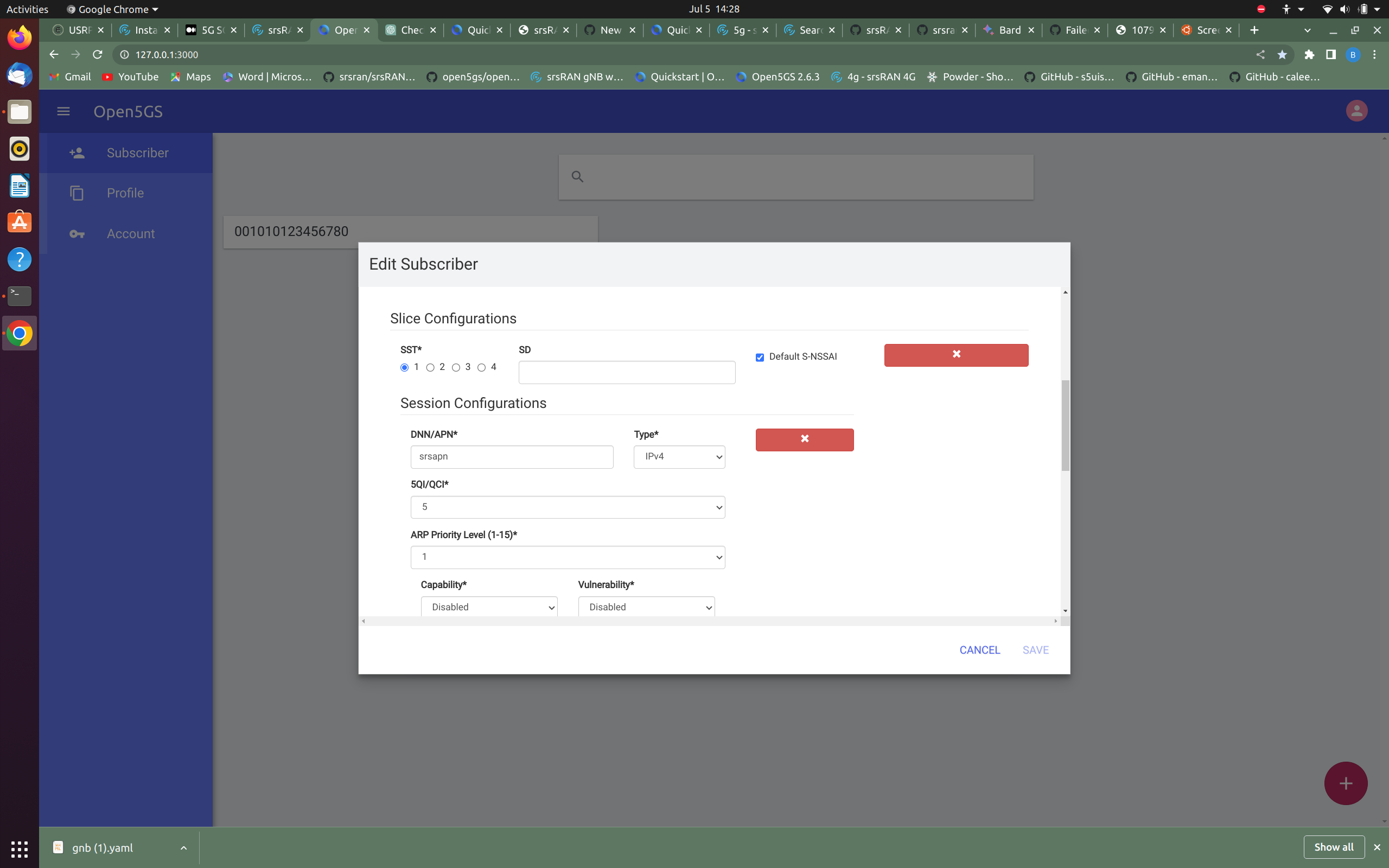 Unable To Connect Srsue To Gnodeb Srsran Srsran Project Discussion