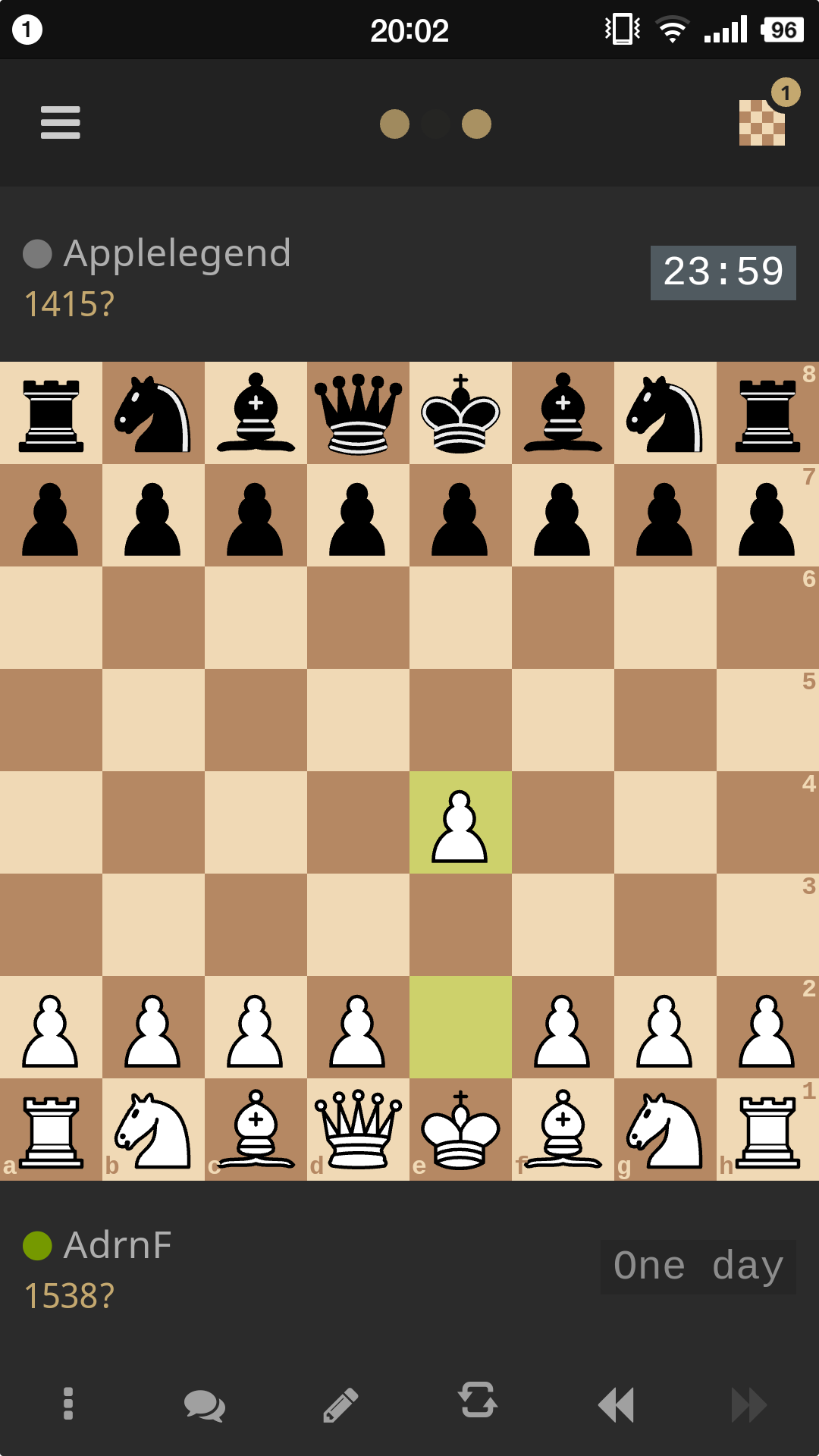 Lichess Android App can't connect to the server when a match is opened ...