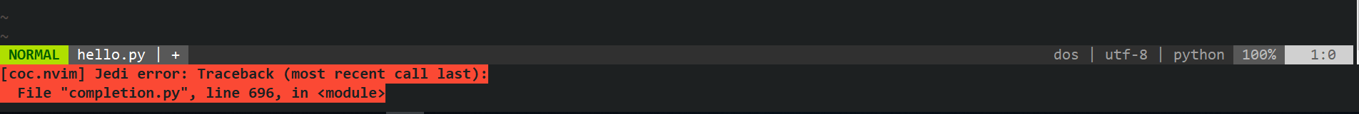 [coc.nvim]: Uncaught exception: spawn python2 ENOENT · Issue #2653 · neoclide/coc.nvim · GitHub