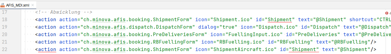 doppelte Id in XML-Datei AFIS_MDI.xml · Issue #1345 · minova-afis/aero.minova.rcp · GitHub