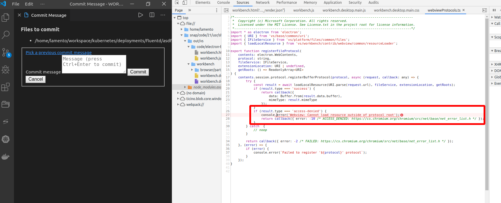 Visual style for "Commit Selected" broken somehow · Issue #749 · JohnstonCode/svn-scm · GitHub