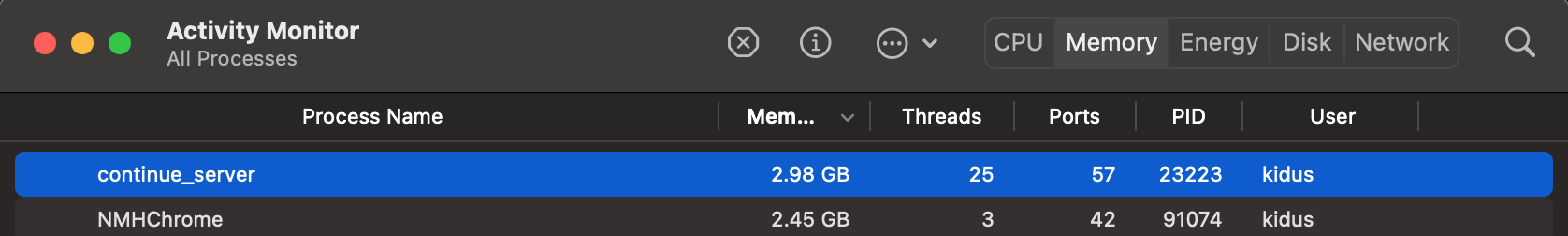 Unable to Stop Continue Server (besides directly killing process) · Issue #628 · continuedev ...
