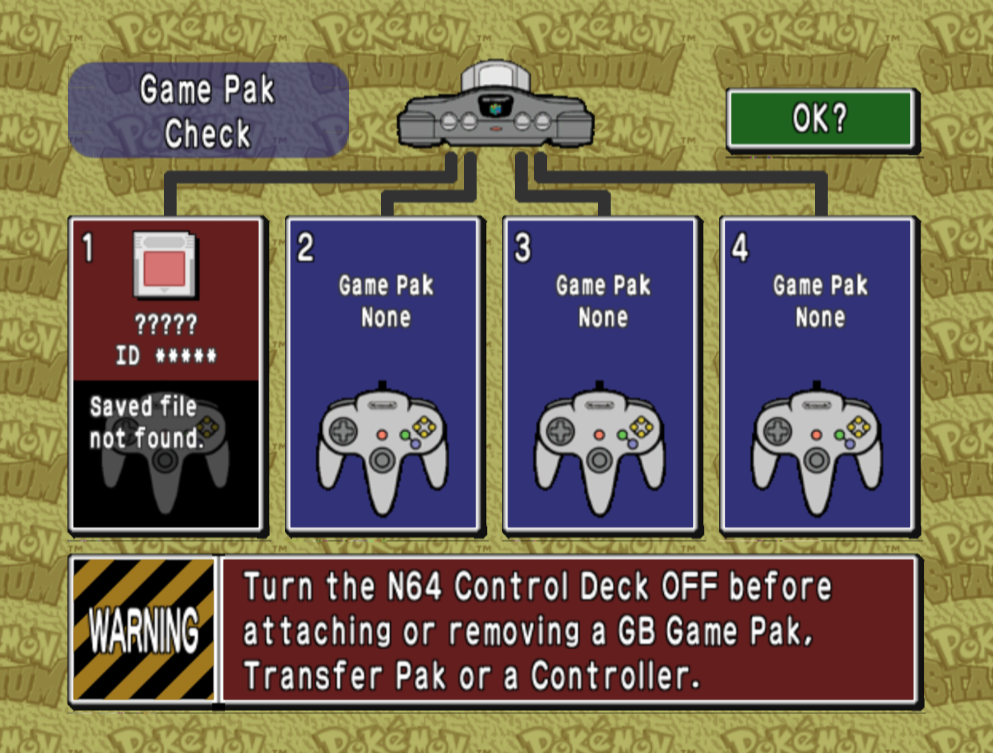 Transfer Pak, Pokémon Stadium · Issue #435 · libretro/mupen64plus ...