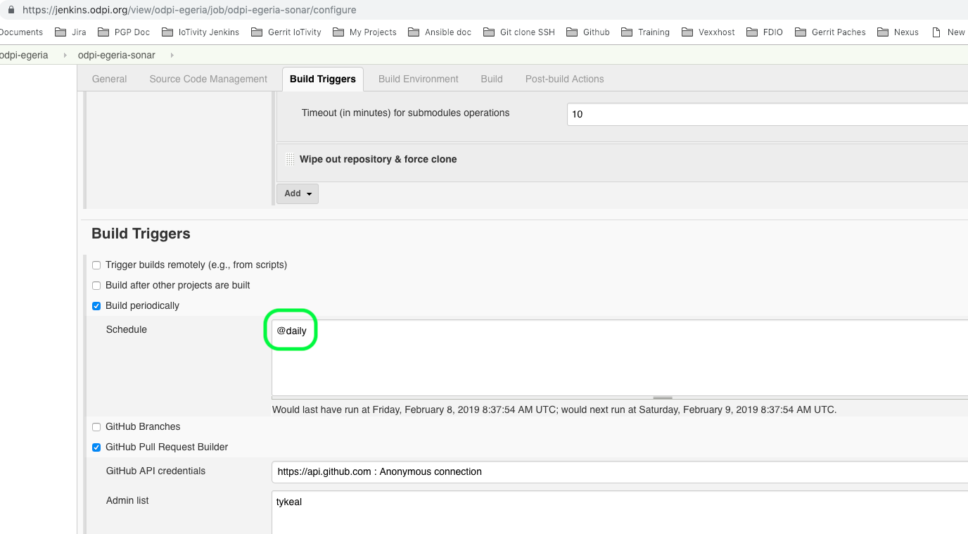 Changing Build schedule for odpi-egeria-sonar · Issue #27 · odpi/ci-management · GitHub