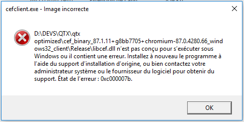 Error when using Chromium Embedded Framework dlls compressed with UPX · Issue #436 · upx/upx ...