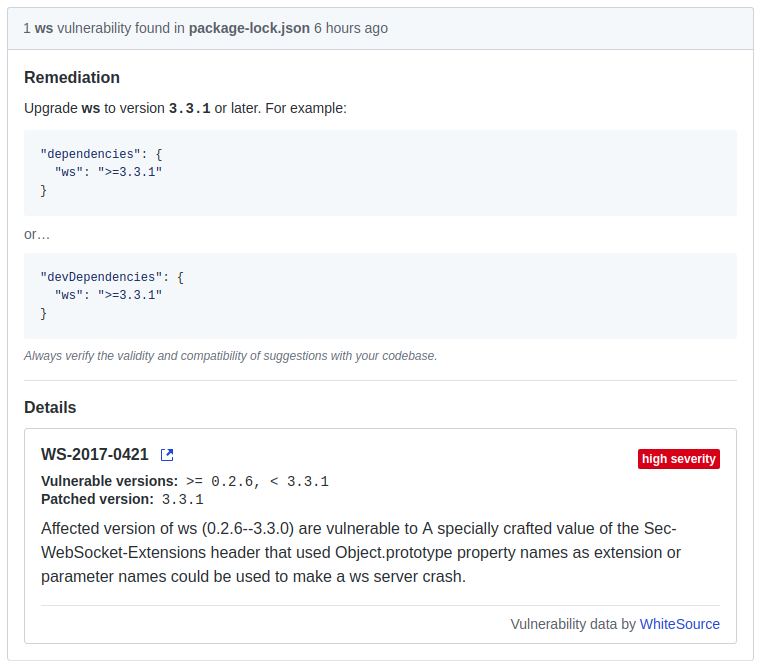 ws vulnerability. Upgrade ws to version 3.3.1 or later. · Issue #3241 · sveltejs/svelte · GitHub