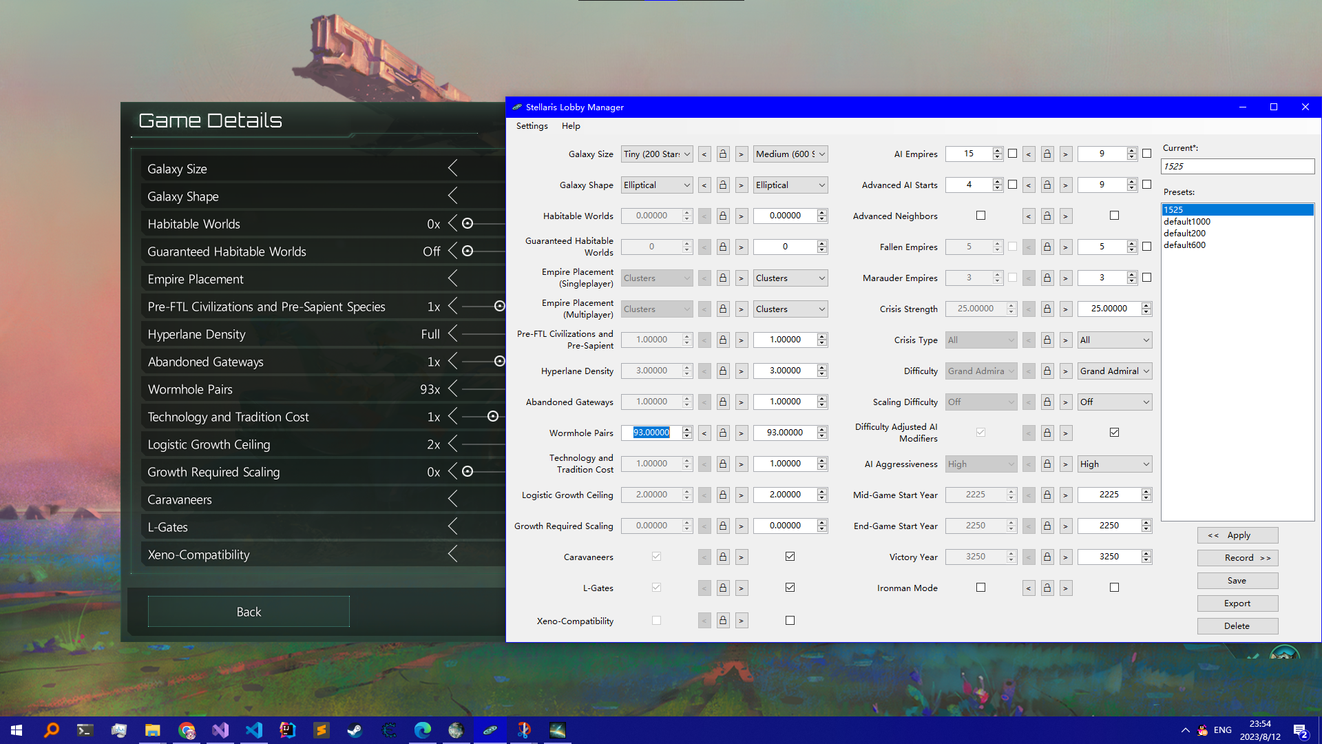 GitHub - UNOWEN-OwO/Stellaris-Lobby-Manager: A desktop app that manage and configures stellaris ...