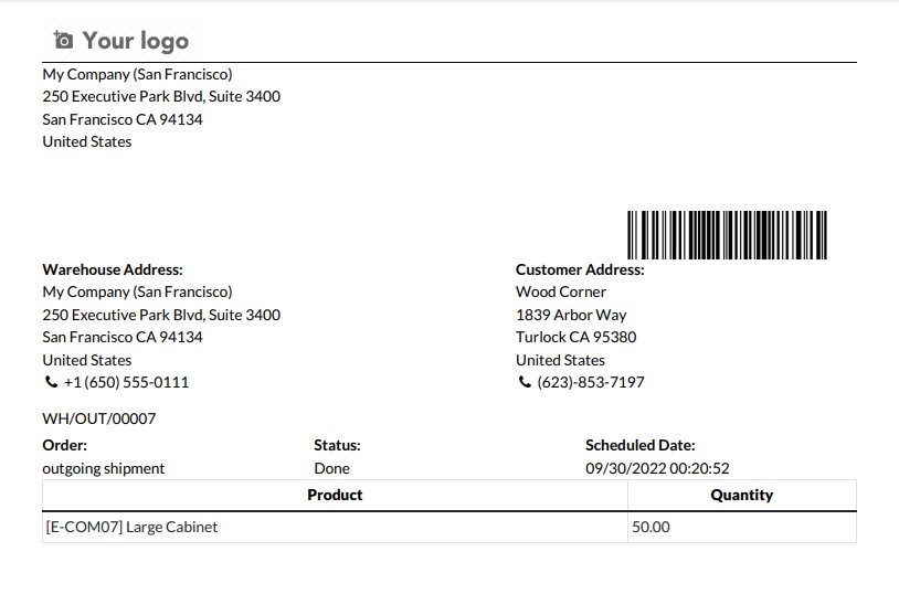 [16 0] Picking Operation Report Name Not Proper In Formation · Issue 103688 · Odoo Odoo · Github