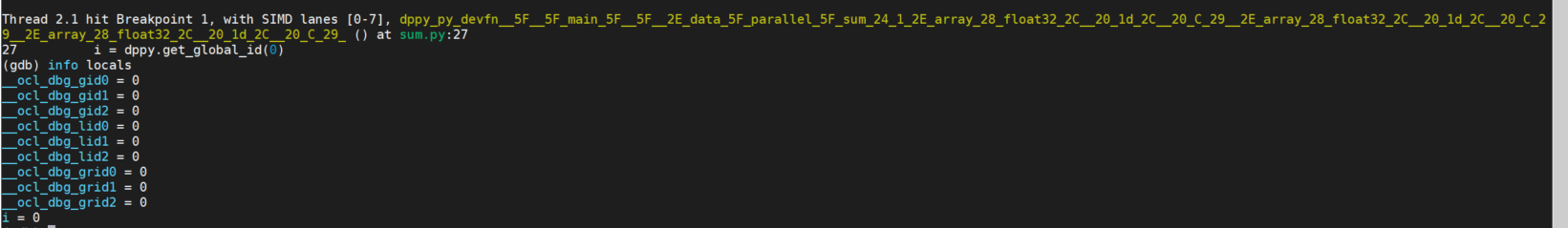 Debugger: local variables · Issue #338 · IntelPython/numba-dpex · GitHub
