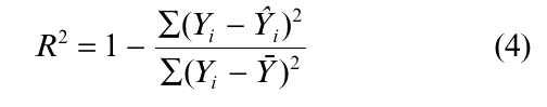 The R2 value using linear regression model LinearRegression(fit ...