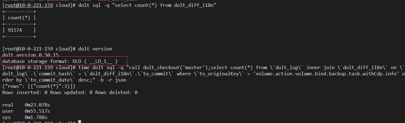Sql Log Took Long Time How Can I Make It Faster · Issue 4687 · Dolthub Dolt · Github