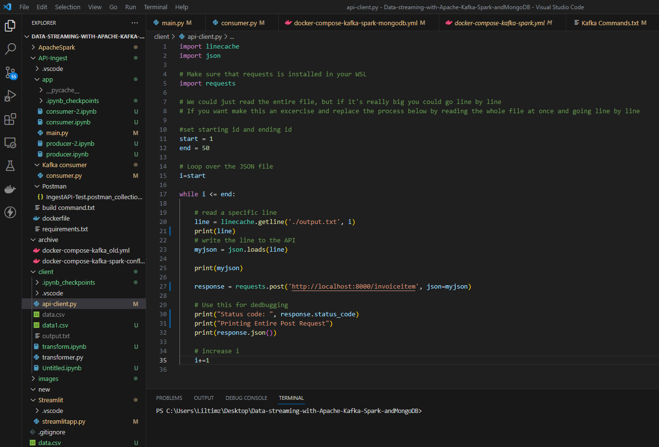 Github Liltims77building An End To End Data Streaming Pipeline With