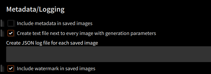 [Issue]: When the checkbox to save generation info to a text file is checked, the text files are ...