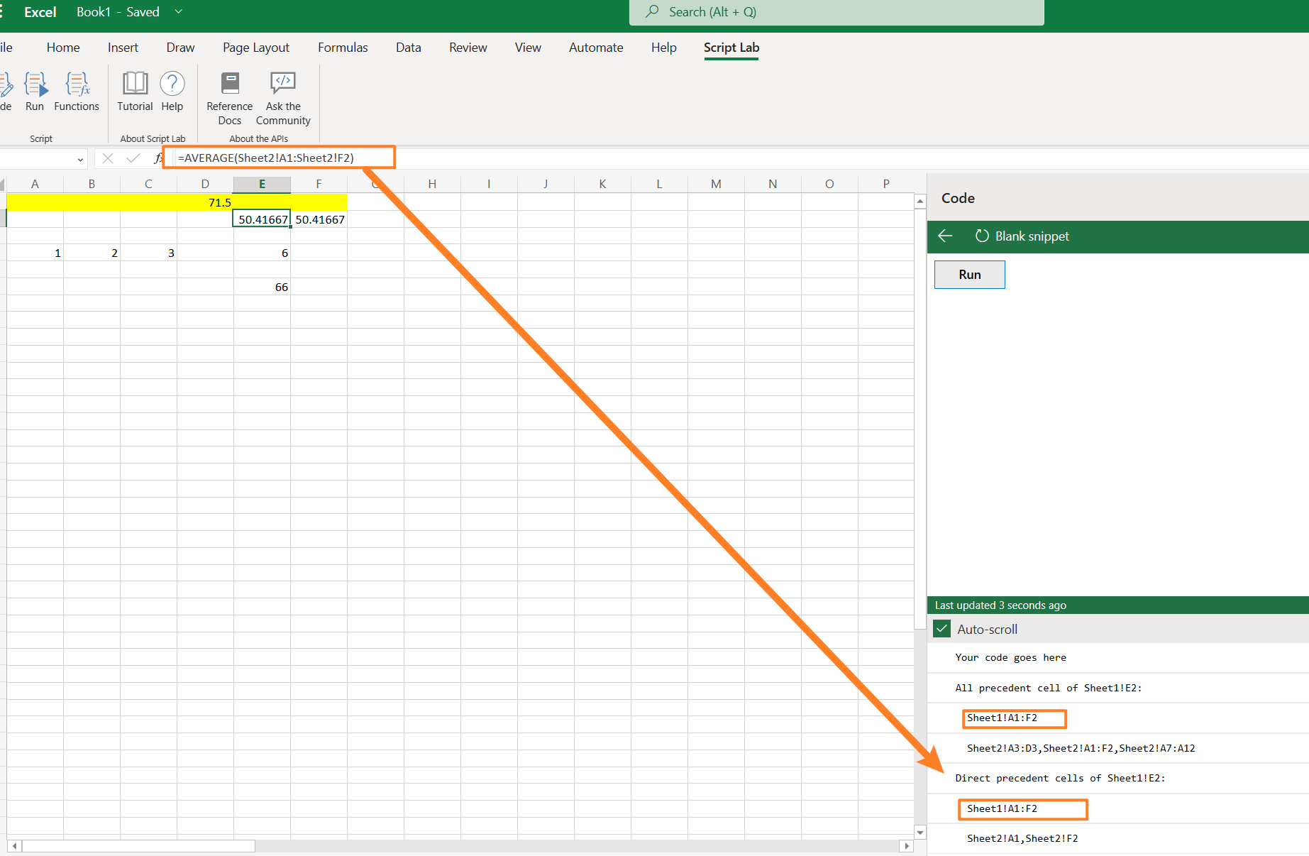 getDirectPrecedents return unexpected result in Excel Online · Issue #3380 · OfficeDev/office-js ...