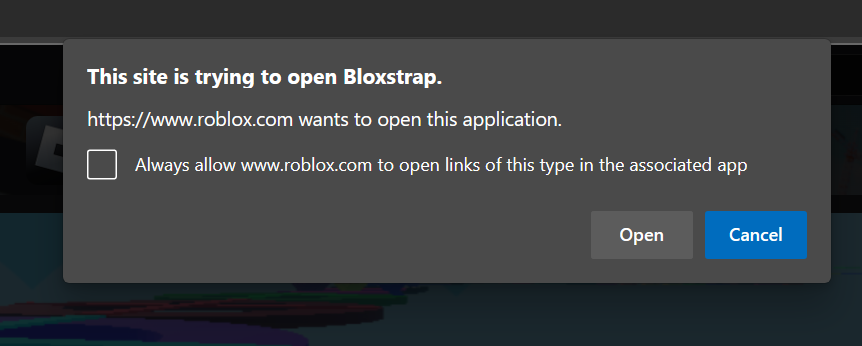 Feature Request: Option to have a confirmation prompt before launching Roblox · Issue #80 ...