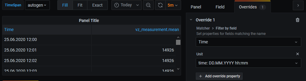 Grafana 7 new Table wont format timestamp as time · Issue #24917 ...