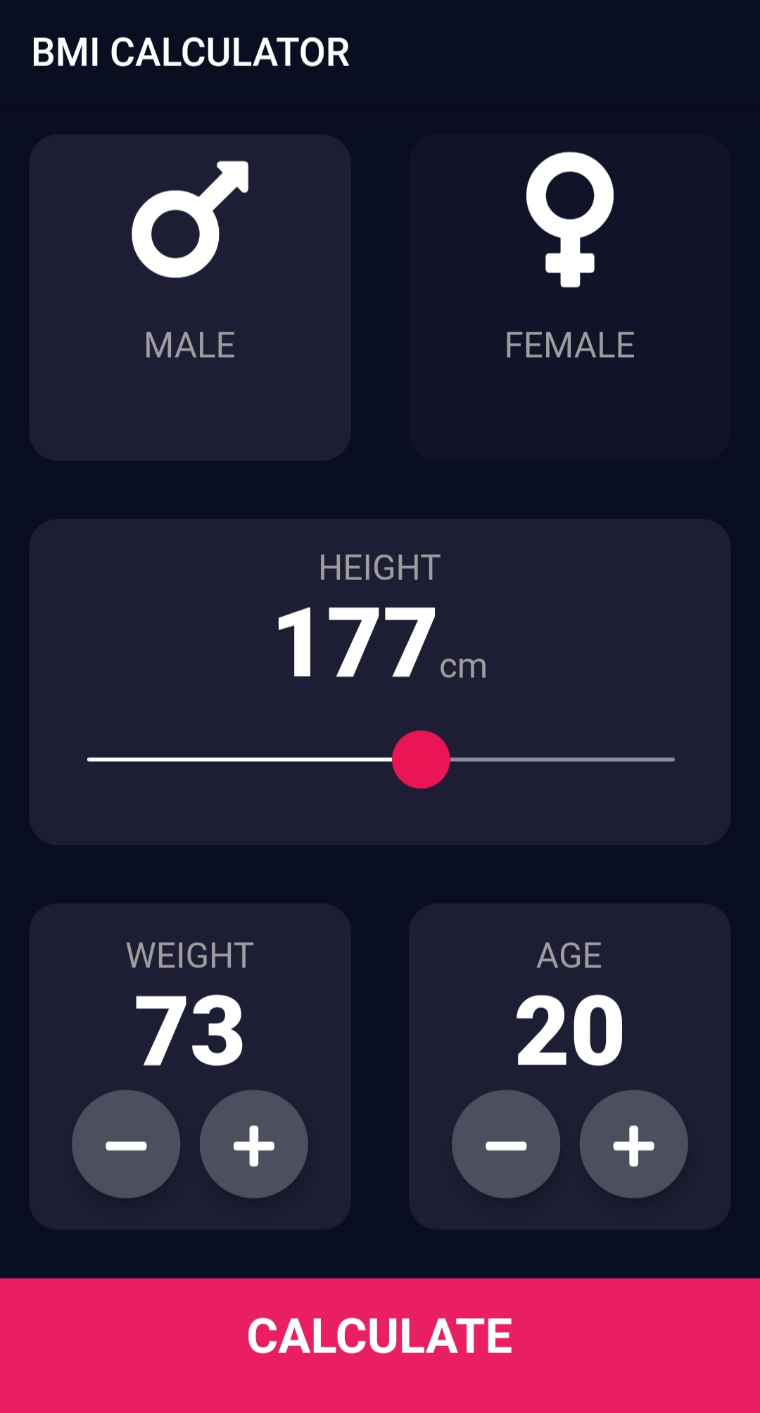 GitHub - therohanchoudhary/BMI-Calculator