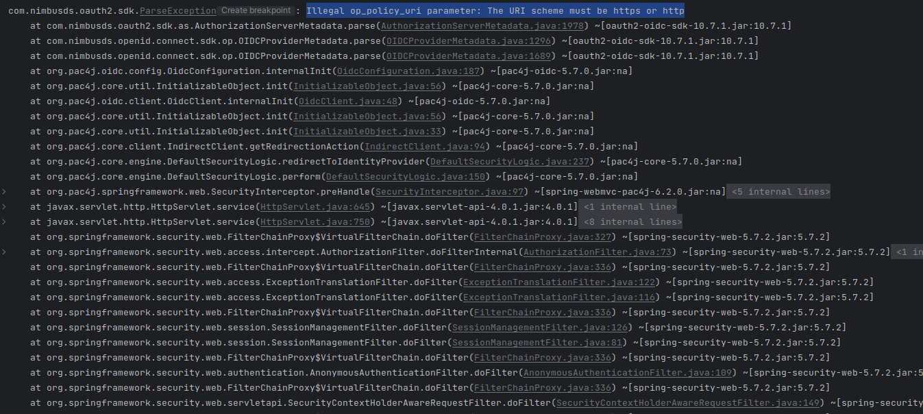 fix: Illegal op_policy_uri parameter: - exclude entries with blank values from discovery ...