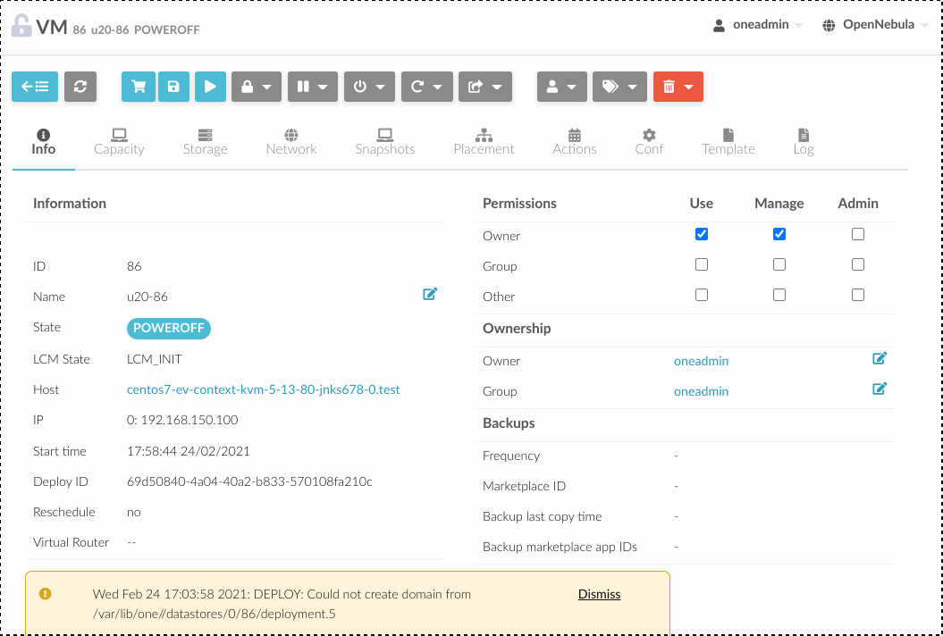 Sunstone VM warning box blocks other VM tabs · Issue #5266 · OpenNebula/one · GitHub