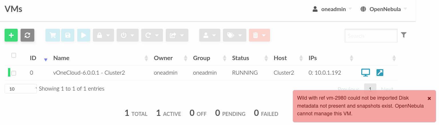 vCenter fails to import wild VM w/ snapshots, but VM is imported · Issue #5368 · OpenNebula/one ...