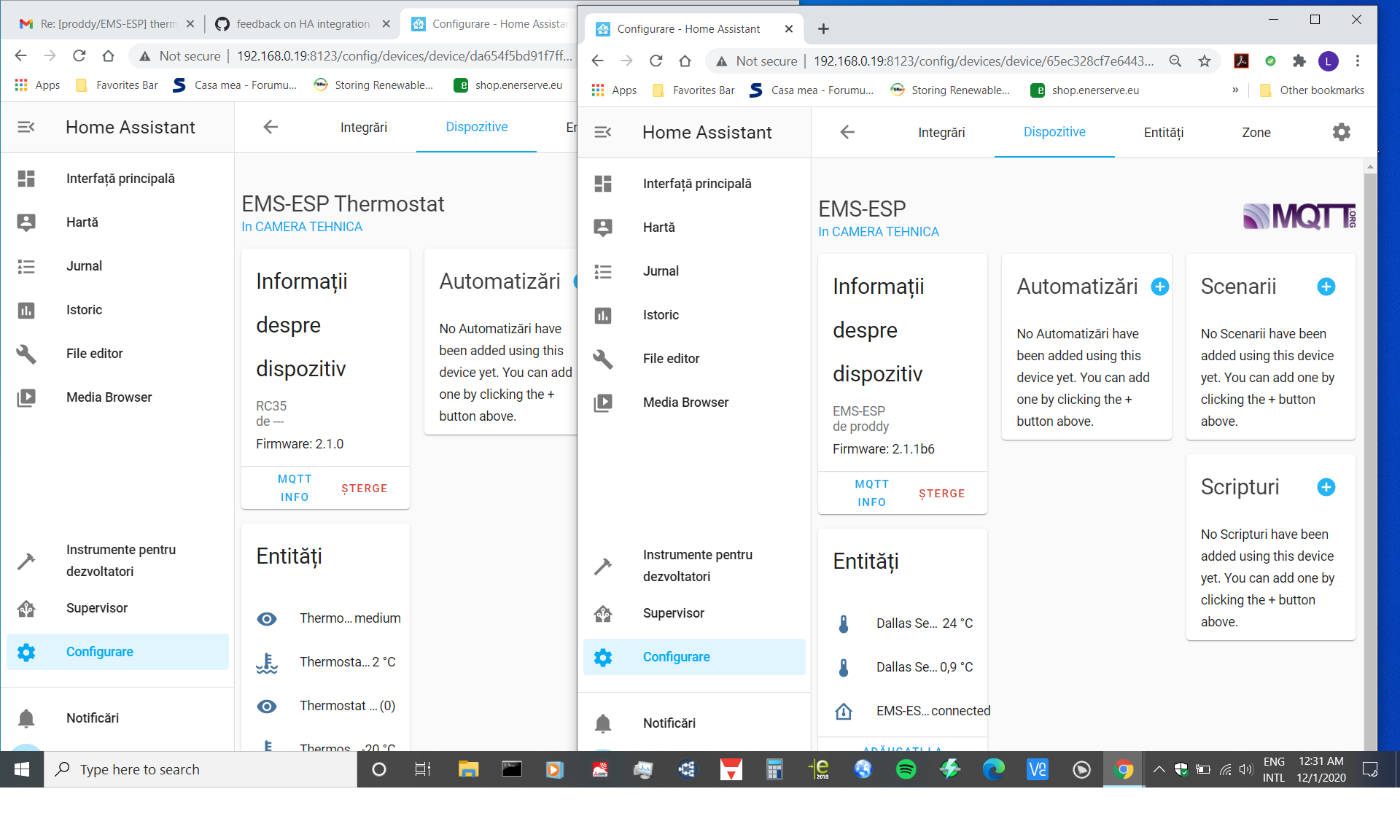 feedback on HA integration · Issue #643 · emsesp/EMS-ESP · GitHub