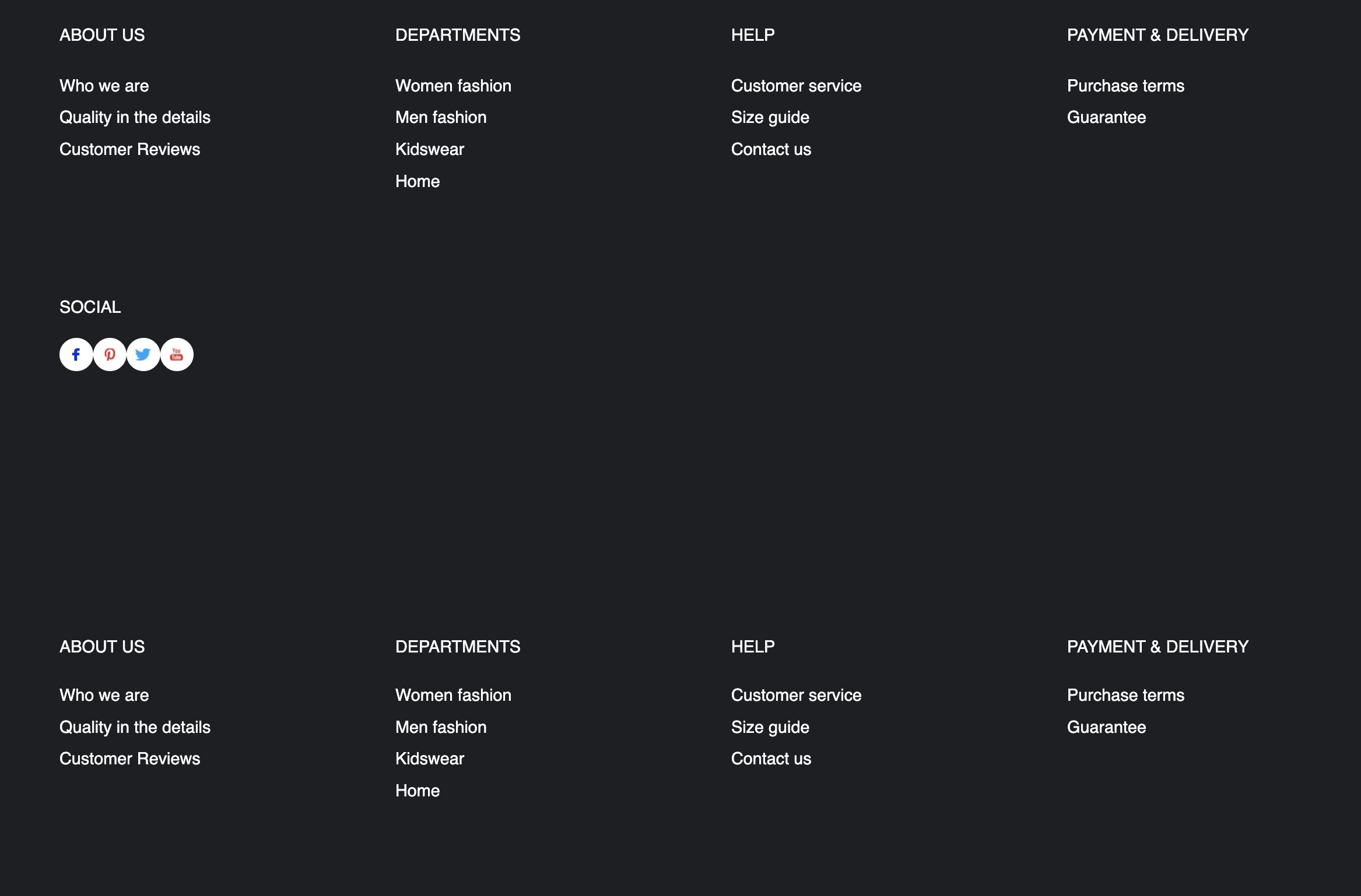 [BUG] Double footer on nuxt page · Issue #2324 · vuestorefront/storefront-ui · GitHub