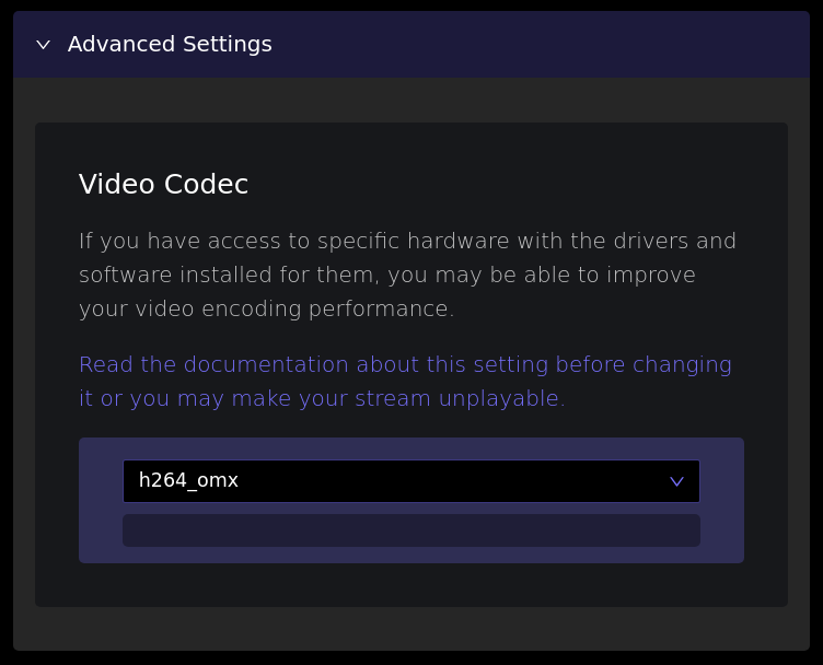 OMX codec no longer showing friendly name and description · Issue #1521 ...
