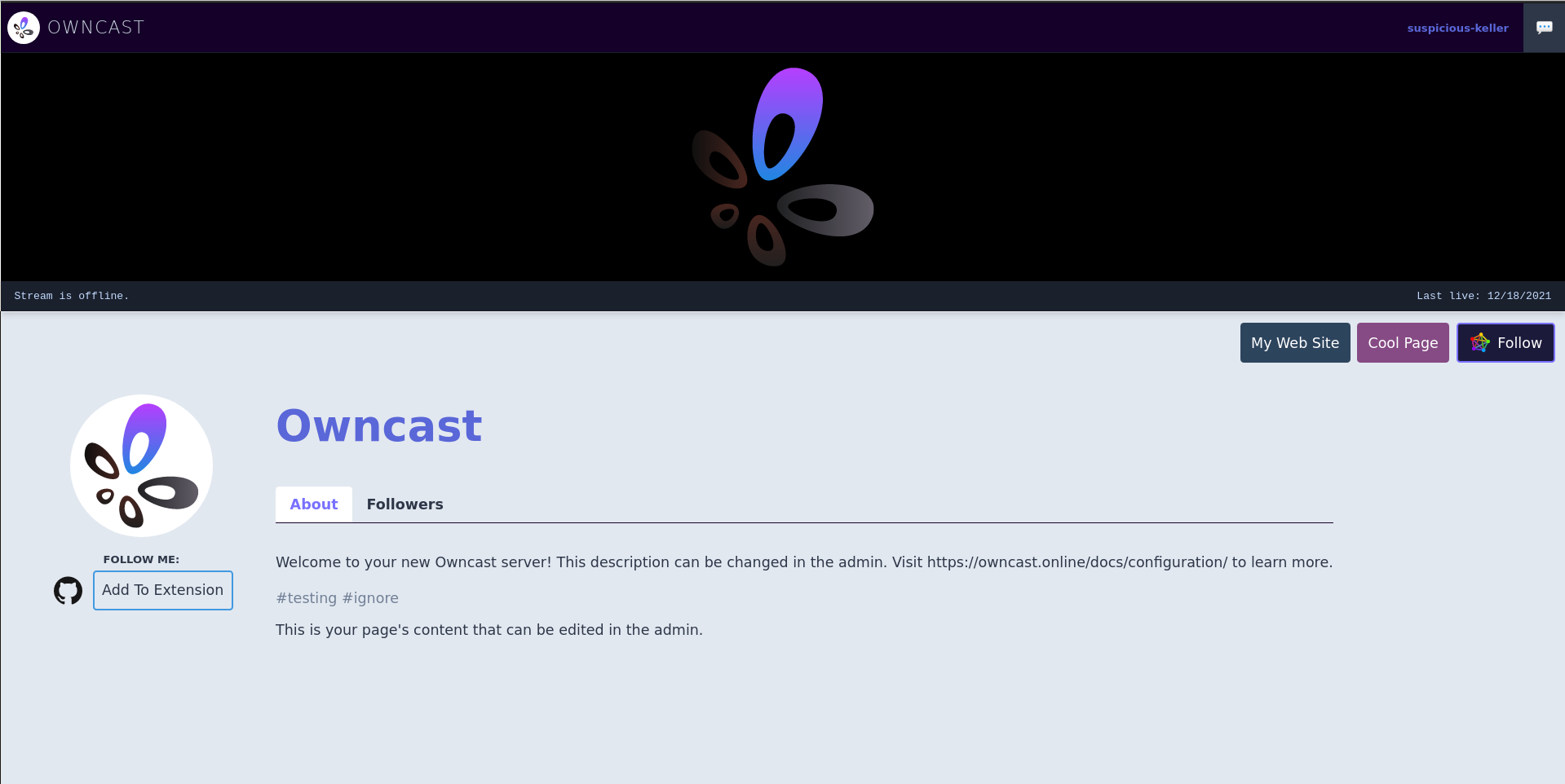 Chat toggle still displays when chat is offline · Issue #1606 · owncast/owncast · GitHub