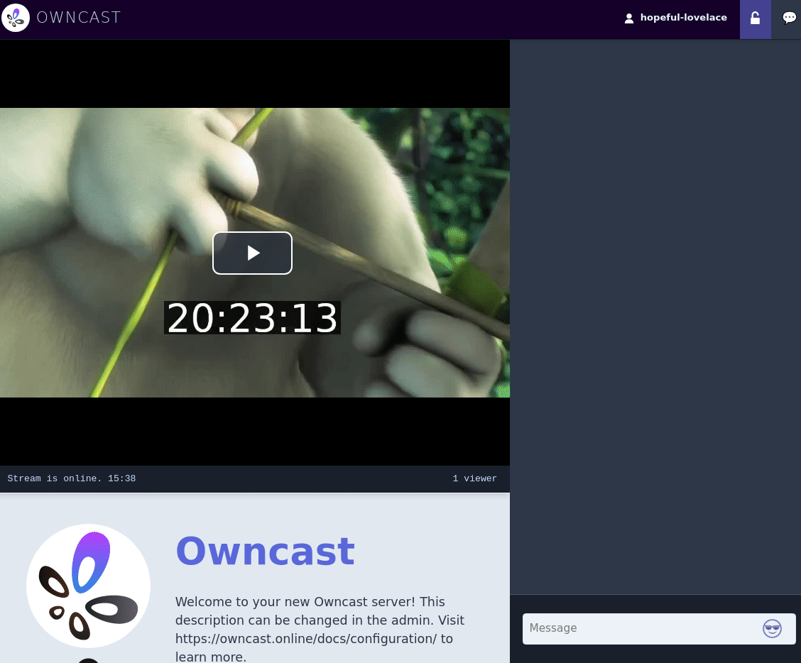 Initial chat auth UI to support IndieAuth · Issue #1273 · owncast/owncast · GitHub