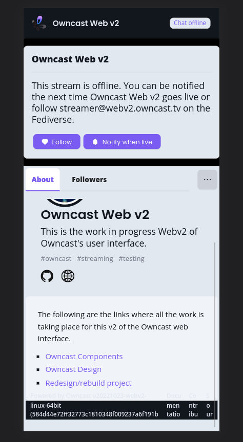 Mobile Footer Content Doesnt Fit Properly · Issue 2260 · Owncastowncast · Github 