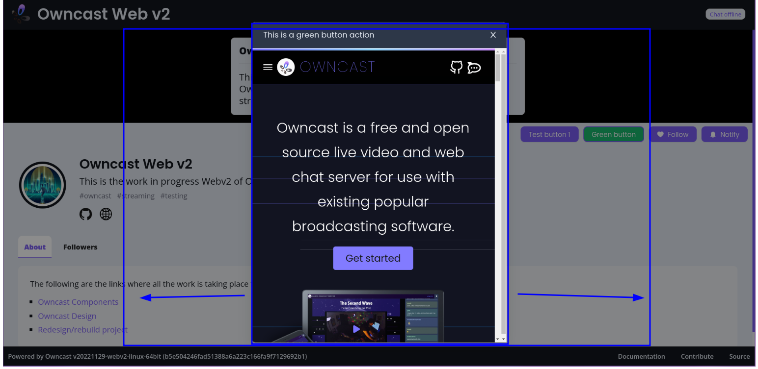Default modal width is too narrow · Issue #2395 · owncast/owncast · GitHub