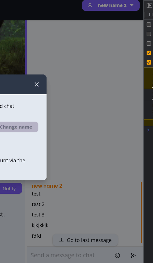 Changing chat display name clears visible chat history · Issue #2532 · owncast/owncast · GitHub