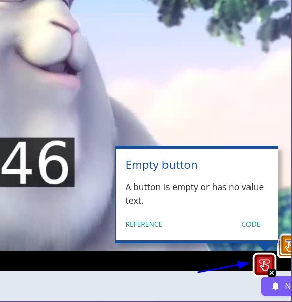 Accessibility: Empty button · Issue #2625 · owncast/owncast · GitHub