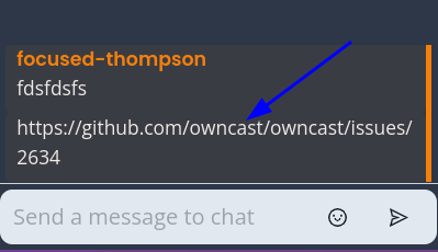 URLs in chat messages are not being auto-linked · Issue #2635 · owncast/owncast · GitHub