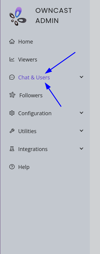 Chat & Users admin sidebar item is always highlighted · Issue #2651 · owncast/owncast · GitHub