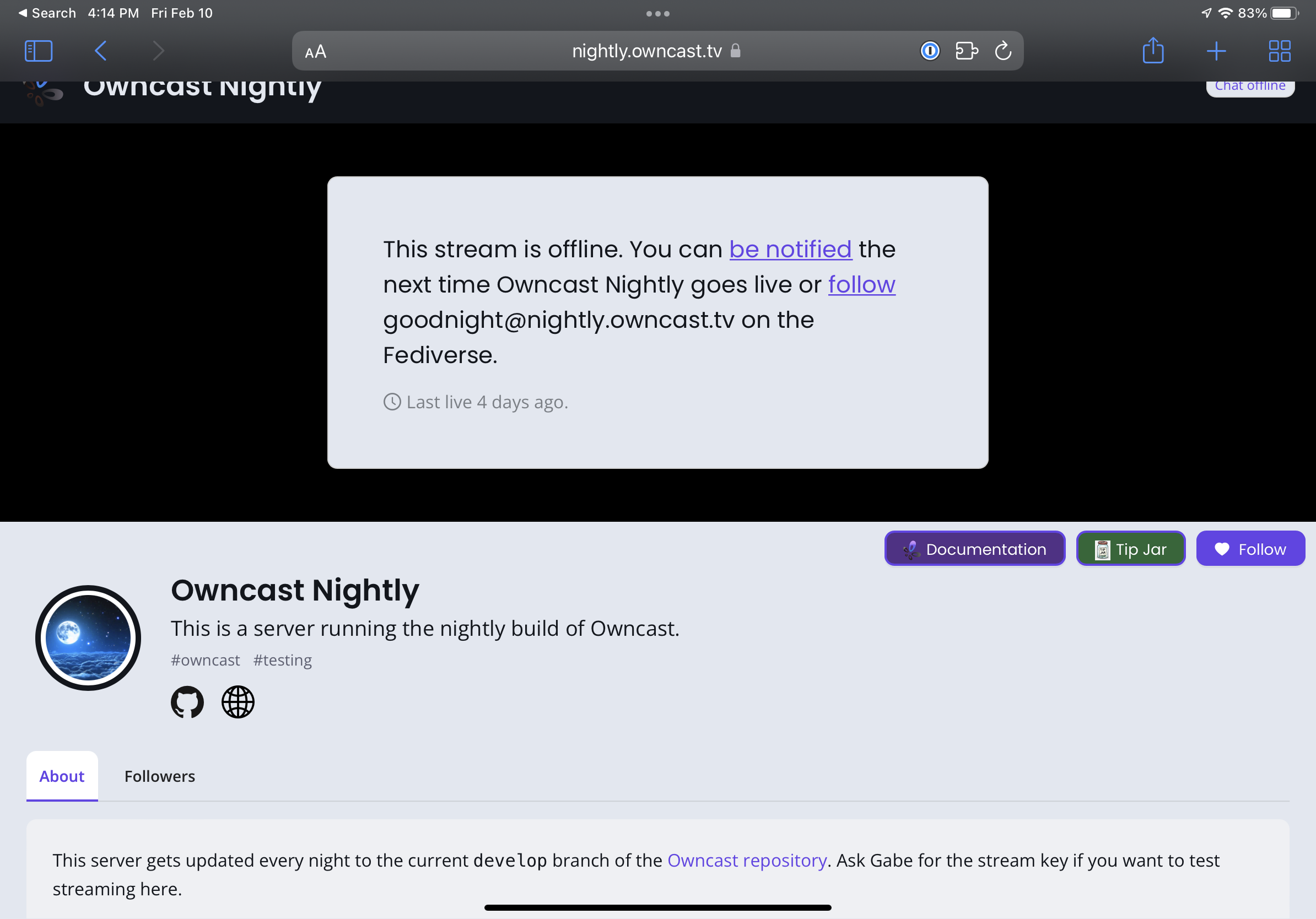 Page vertical spacing layout issues · Issue #2668 · owncast/owncast · GitHub