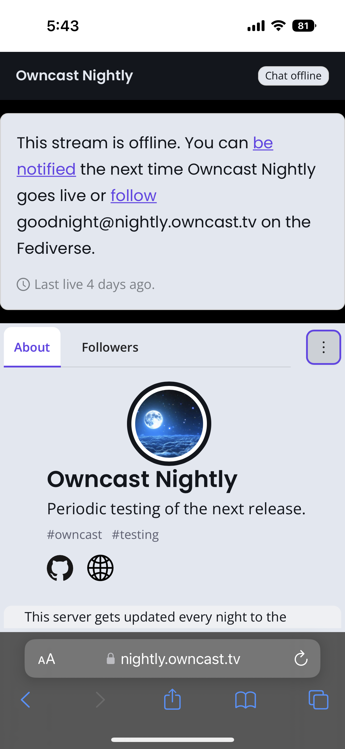 Do Not Show Get Notified Link In Offline Banner If Browser Push Notifications Are Not Supported