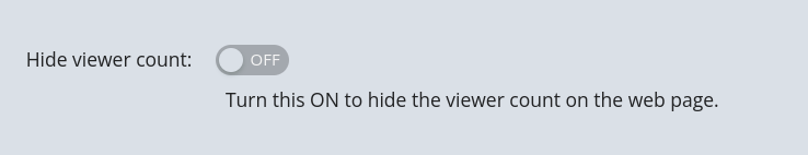 Hide viewer count setting does not save successfully · Issue #2887 · owncast/owncast · GitHub