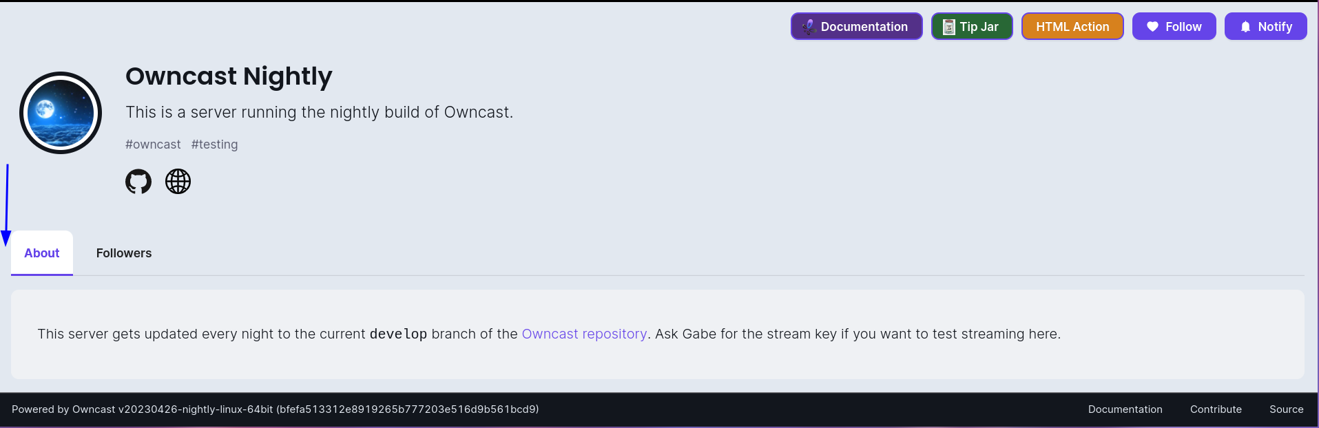 Layout: Margin and background color incorrect in lower section · Issue #2959 · owncast/owncast ...