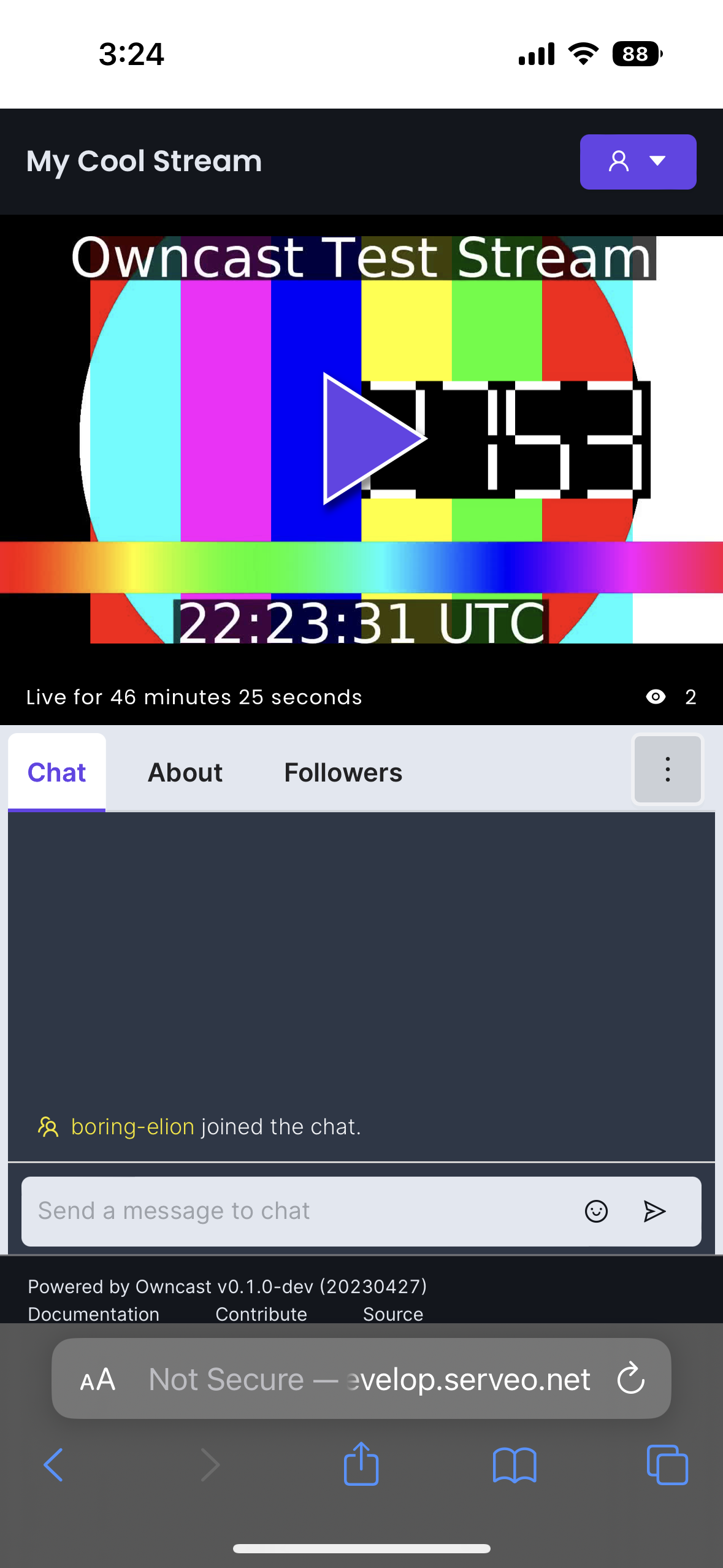 Mobile Layout Footer Wraps · Issue 2962 · Owncastowncast · Github