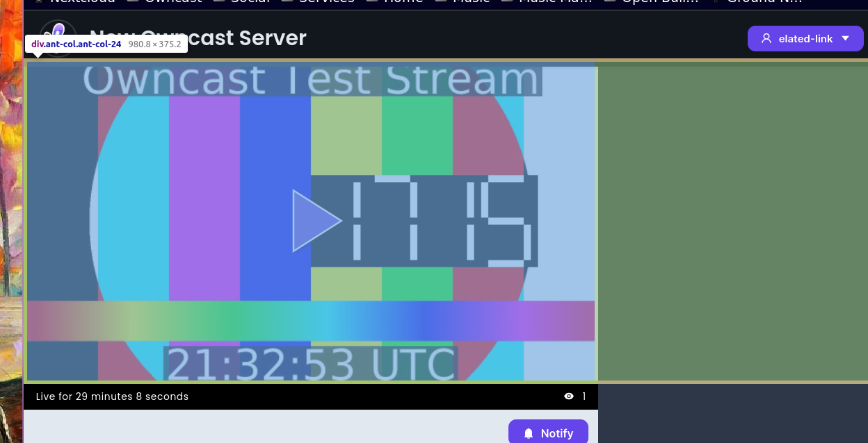 Layout: Player gets cut off vertically on some screens · Issue #2954 · owncast/owncast · GitHub