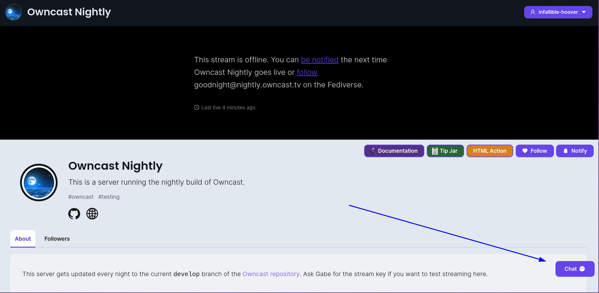 Mobile chat modal button is showing up on non-mobile layout · Issue #3041 · owncast/owncast · GitHub