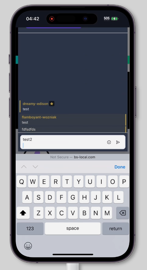 Mobile Hitting Enter Is Not Sending Chat Message · Issue 3238 · Owncast Owncast · Github