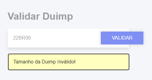 GitHub - dersonp2/validador-Duimp