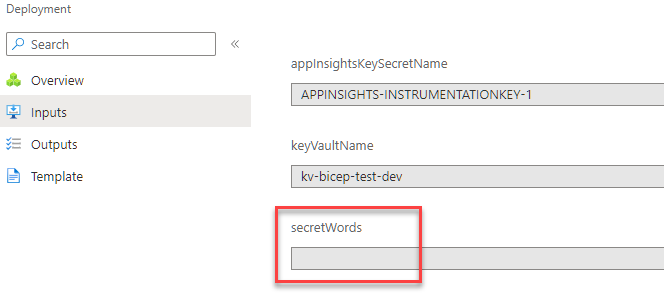 Azure Deployment Securevalue Produces False Fails While Using Resource Property Expression