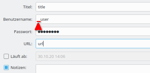 Empty space in the username ui input field causing inconsistent look ...