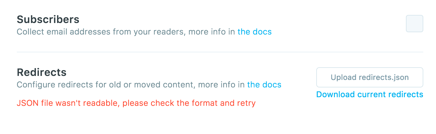 Redirects UI · Issue #9028 · TryGhost/Ghost · GitHub