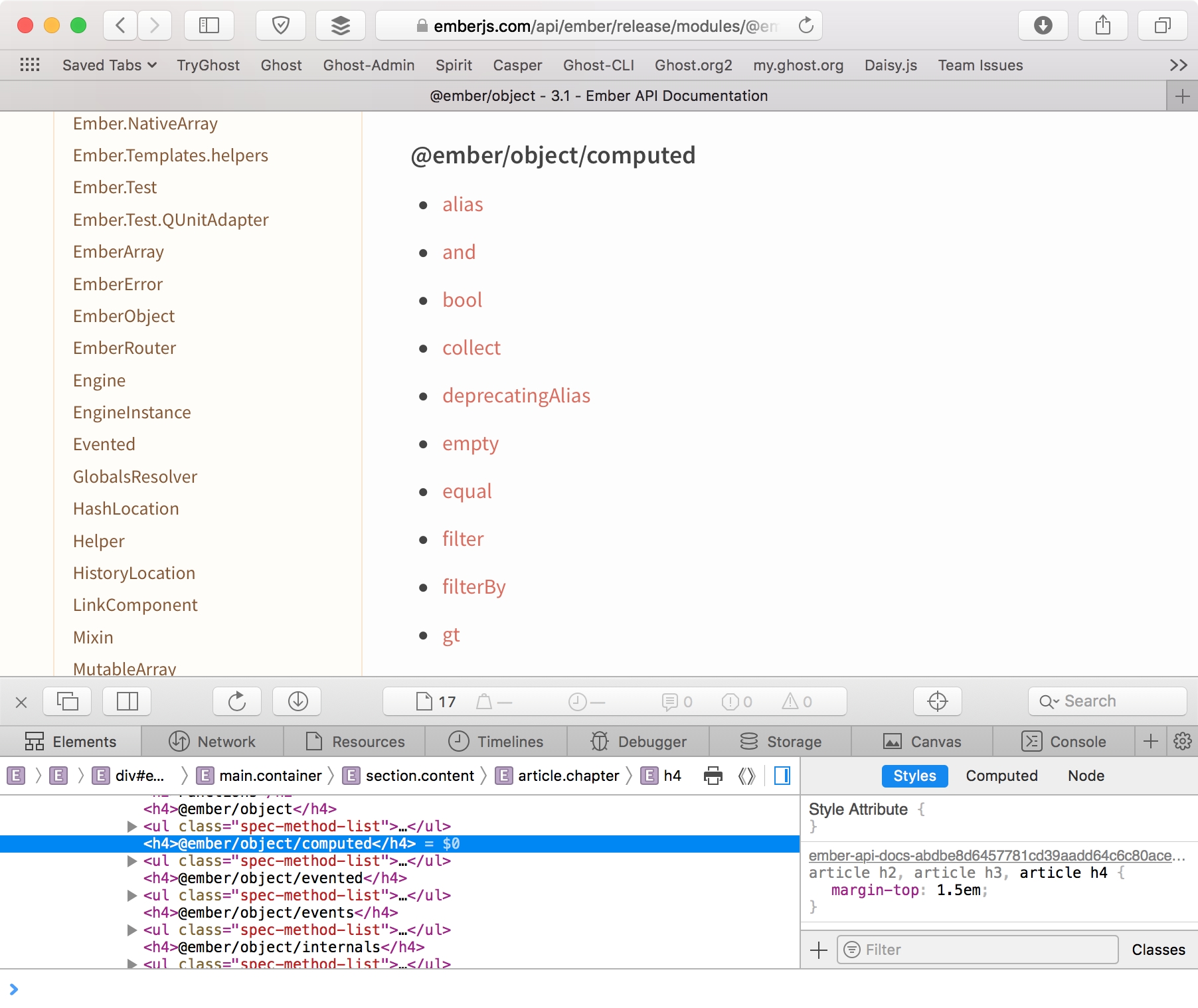 Allow Deep Linking To Package Method Lists · Issue 494 · Ember Learn Ember Api Docs · Github