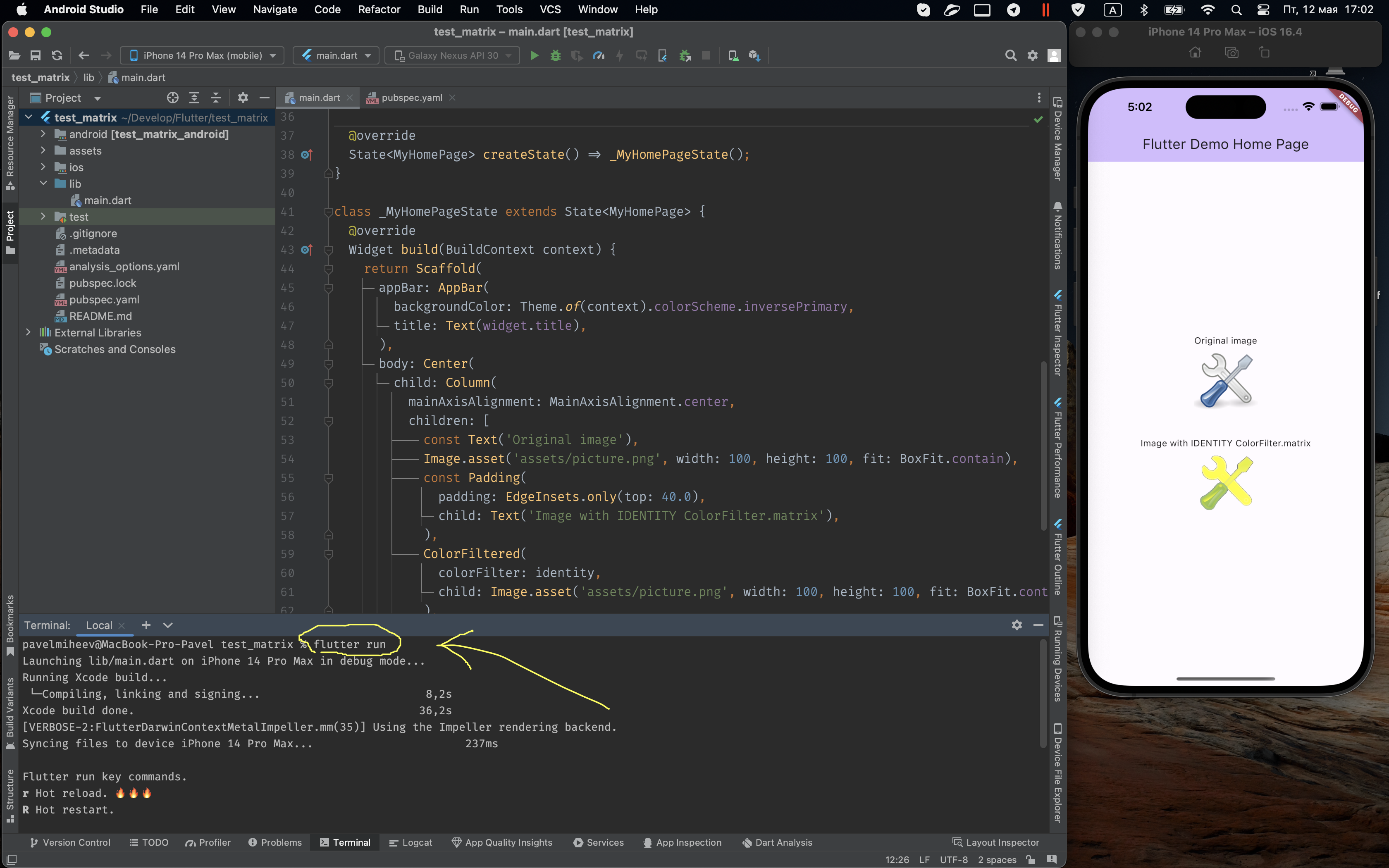 [Impeller] ColorFilter.matrix doesn't work correctly (3.10.0) · Issue #126583 · flutter/flutter ...