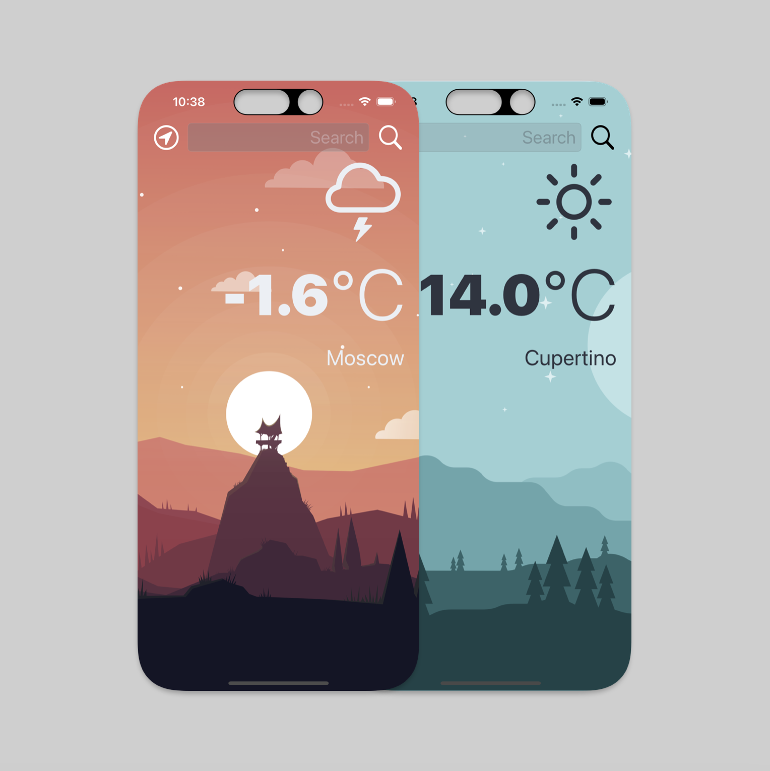 GitHub - wardlive/Aurora: ☔︎ Minimalistic Weather app in Swift with OpenWeatherMap API
